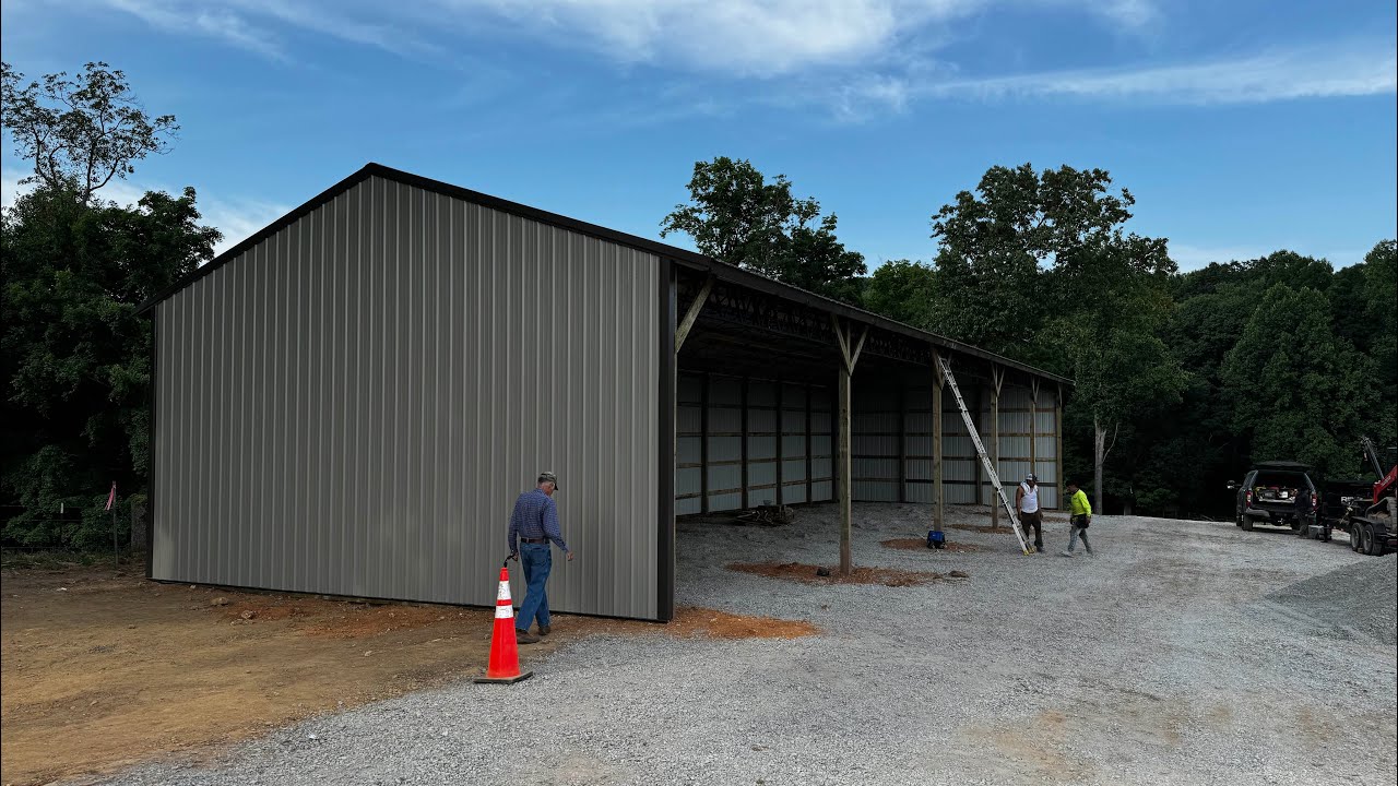 Two-Day Barn Build: The Ultimate 30’x100’ Troyer Pole Barn Challenge ...