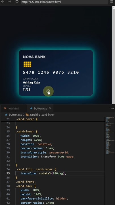 Micro Css Card #coding #frontend #softwaredevelopment #webdevelopment #programming - YouTube
