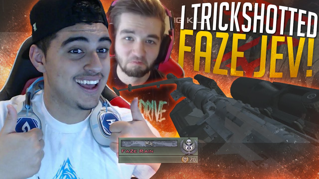 I TRICKSHOTTED FAZE JEV!! - YouTube
