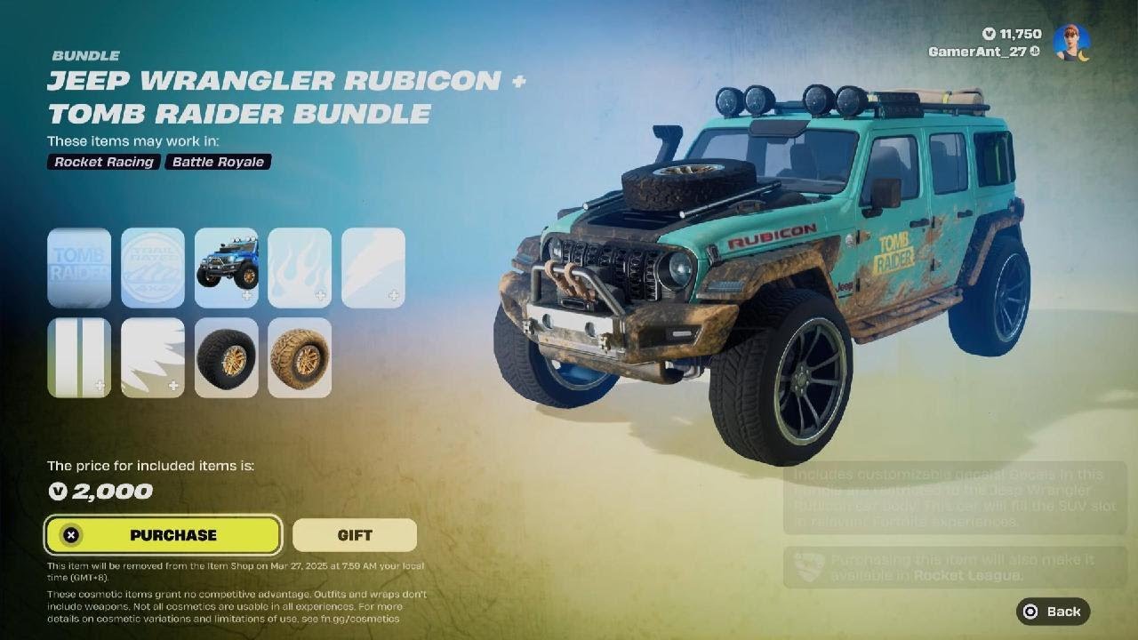 Jeep Wrangler Rubicon Tomb Raider Bundle!😮 - YouTube