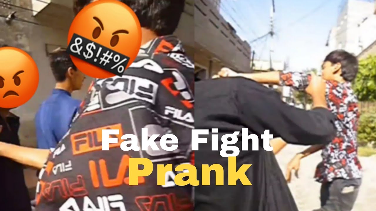 Fake Fight Prank With Friend😅 - YouTube