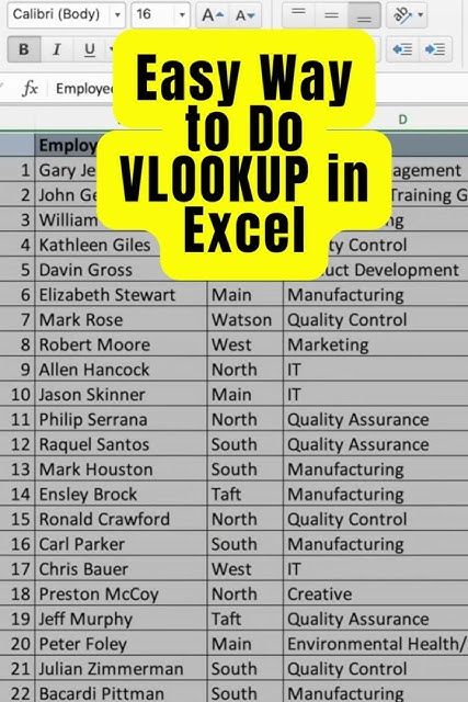How To Do VLOOKUP in 5 Minutes | Excel and Google Sheet for Beginners ...
