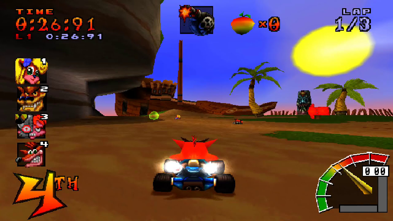 Best Playstation Games - Crash Team Racing Review (PSX) - YouTube