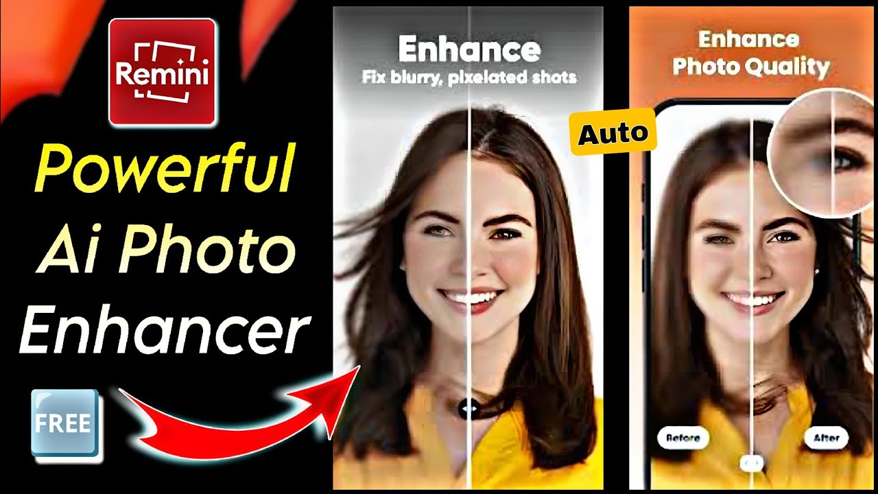 Photo Enhancer Ai App Tutorial | Remeni-Ai Photo Enhancer - YouTube