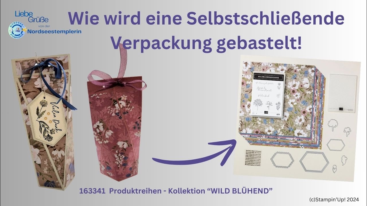 Selbstschließende Verpackung – Handcreme, Weihnachten und viele andere Anlässe - Stampin'Up ...