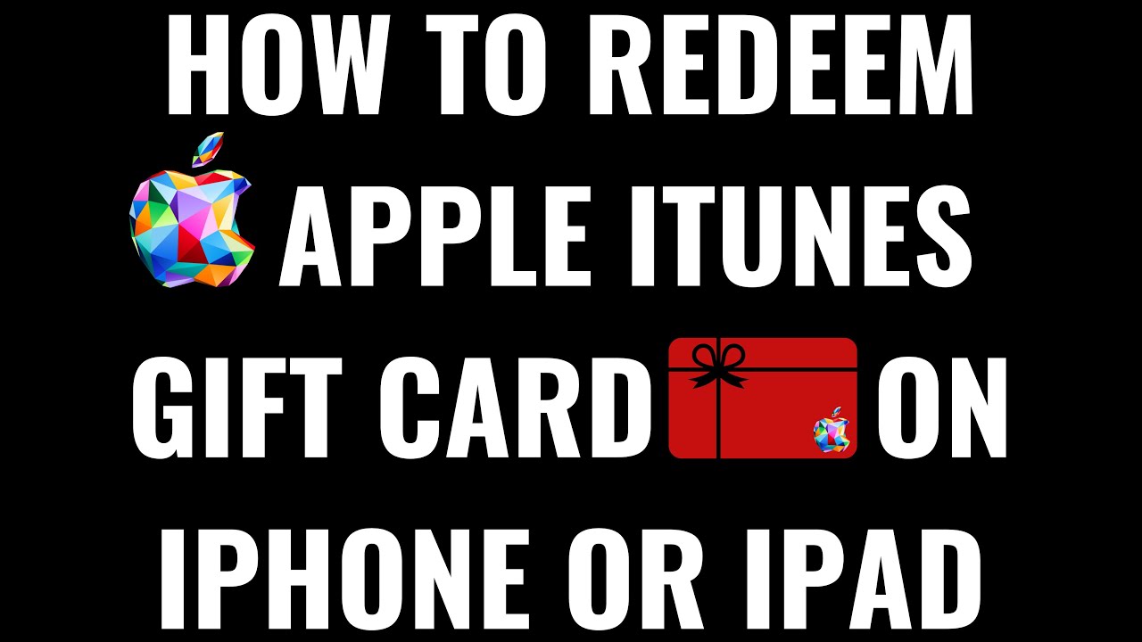 How to Redeem Apple iTunes Gift Card Code on iPhone or iPad - YouTube