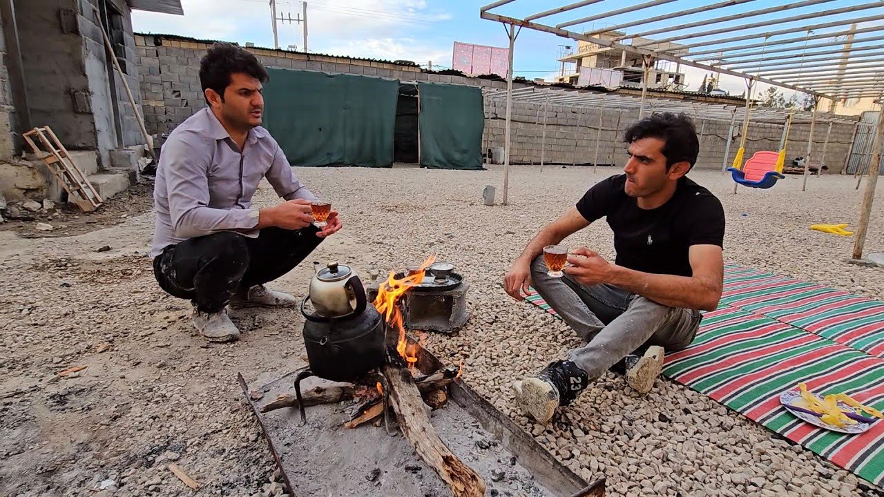 Completing Kitchen Plaster with Gholami and Mehran - YouTube