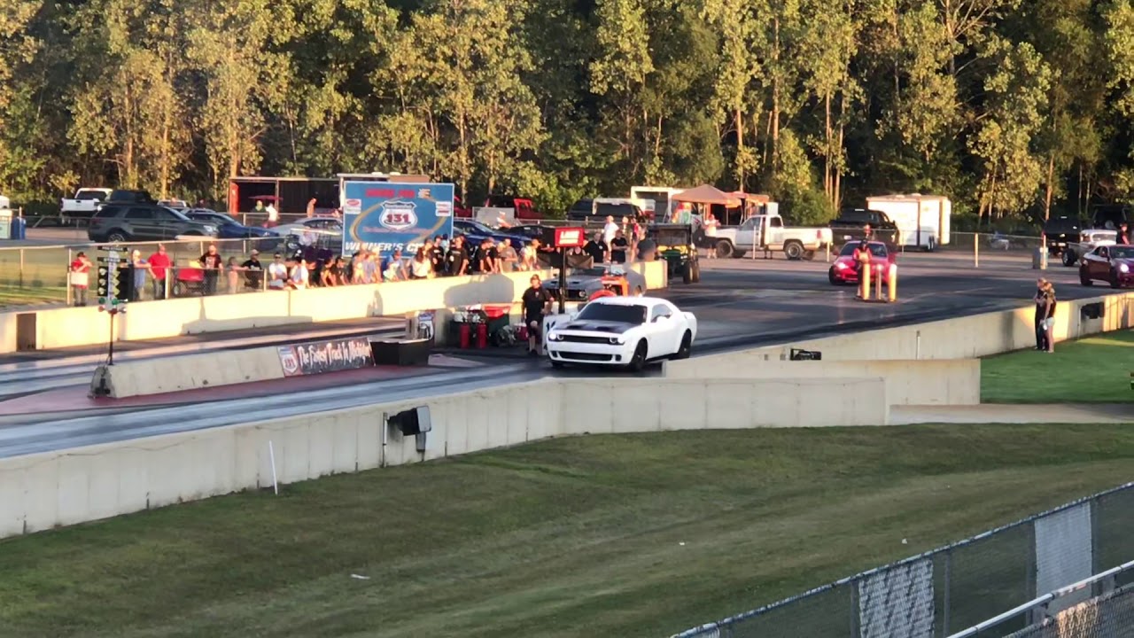 Hellcat Redeye at US 131 Speedway - YouTube