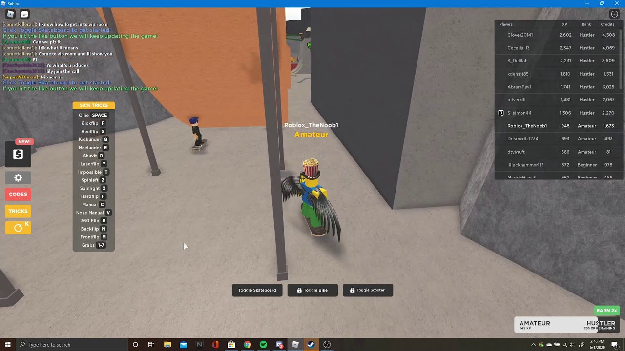 Epic flip | Roblox Skate Park - YouTube
