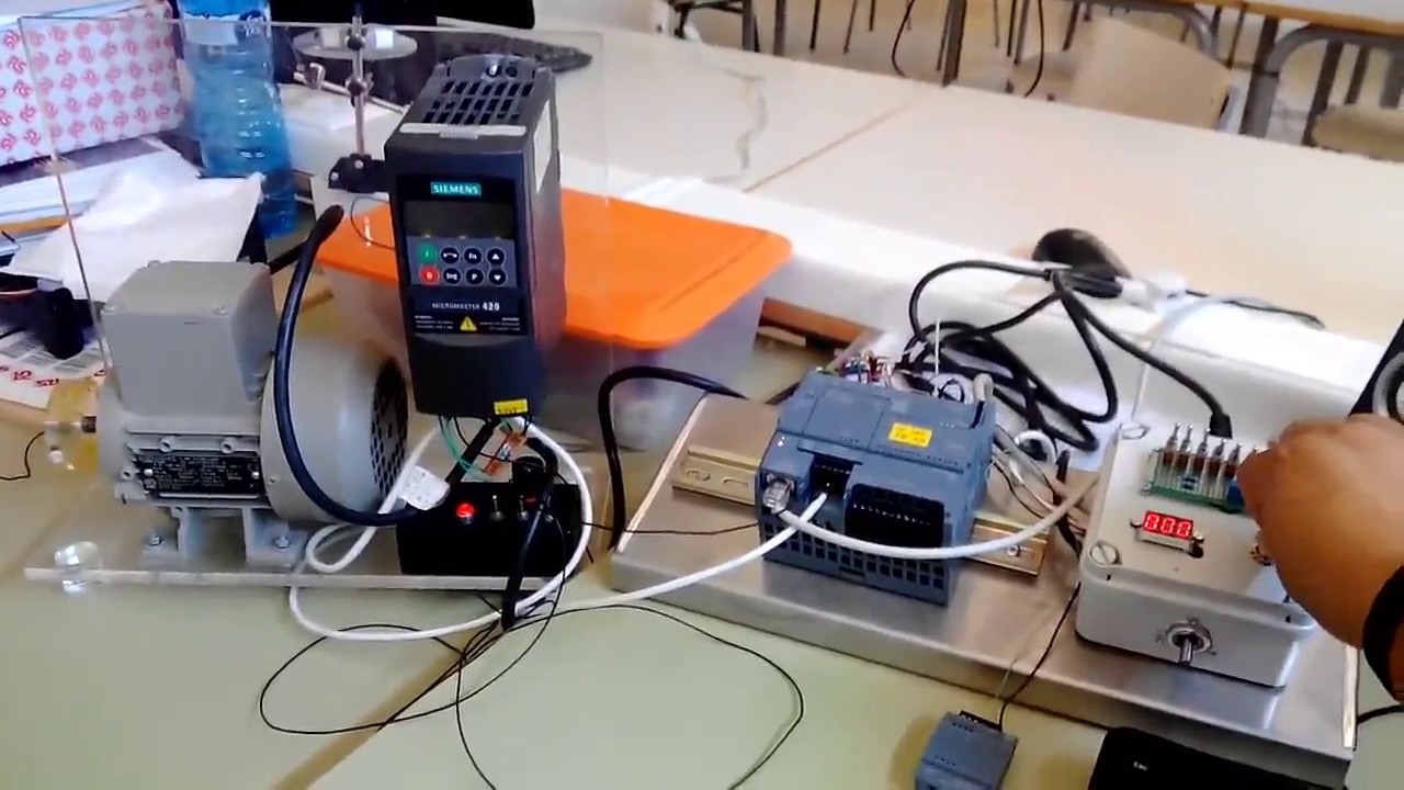 Variador Micromaster 4 con S7-1200 (FW4.1) por USS (RS485) - YouTube