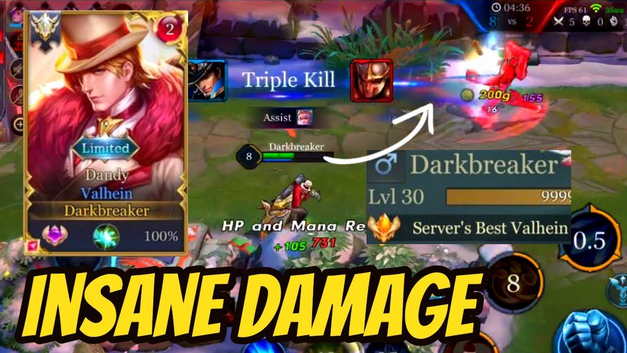 VALHEIN JUNGLE 36% DAMAGE! vs VIETNAM TEAM | AoV | 傳說對決 | RoV | Liên ...
