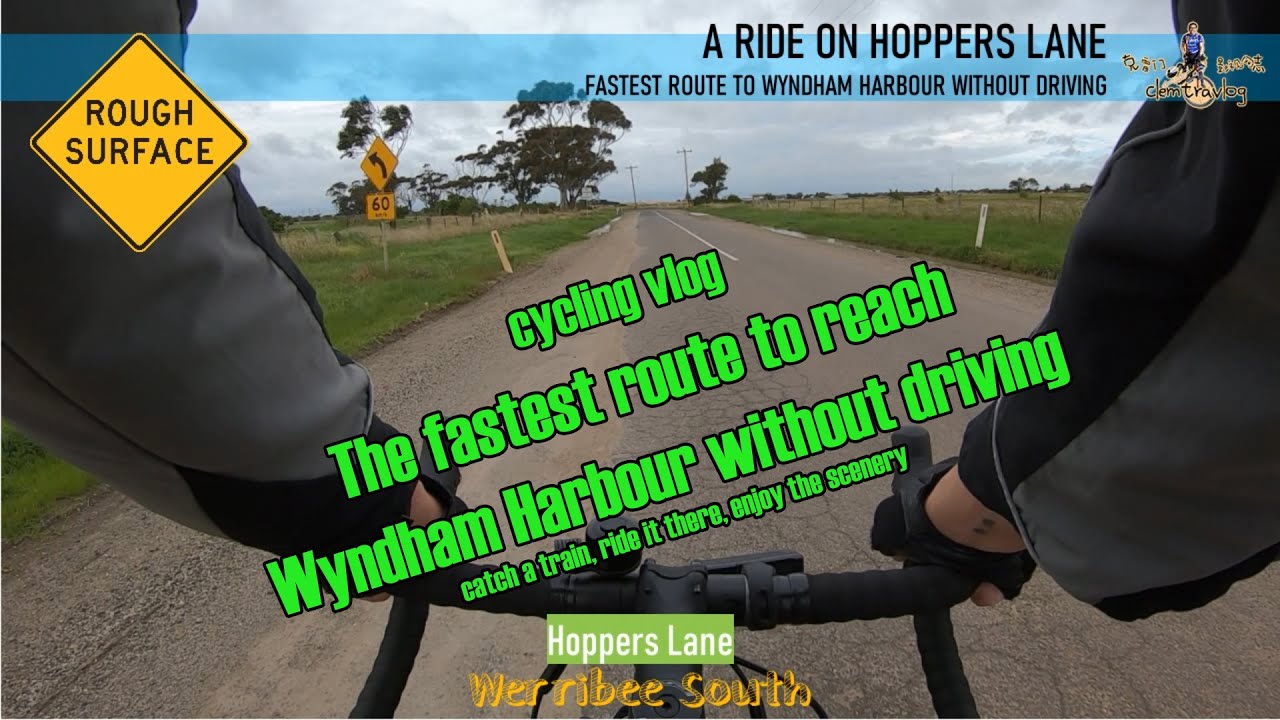 vlog-33: Cycling in Melbourne - A ride on Hoppers Lane - YouTube