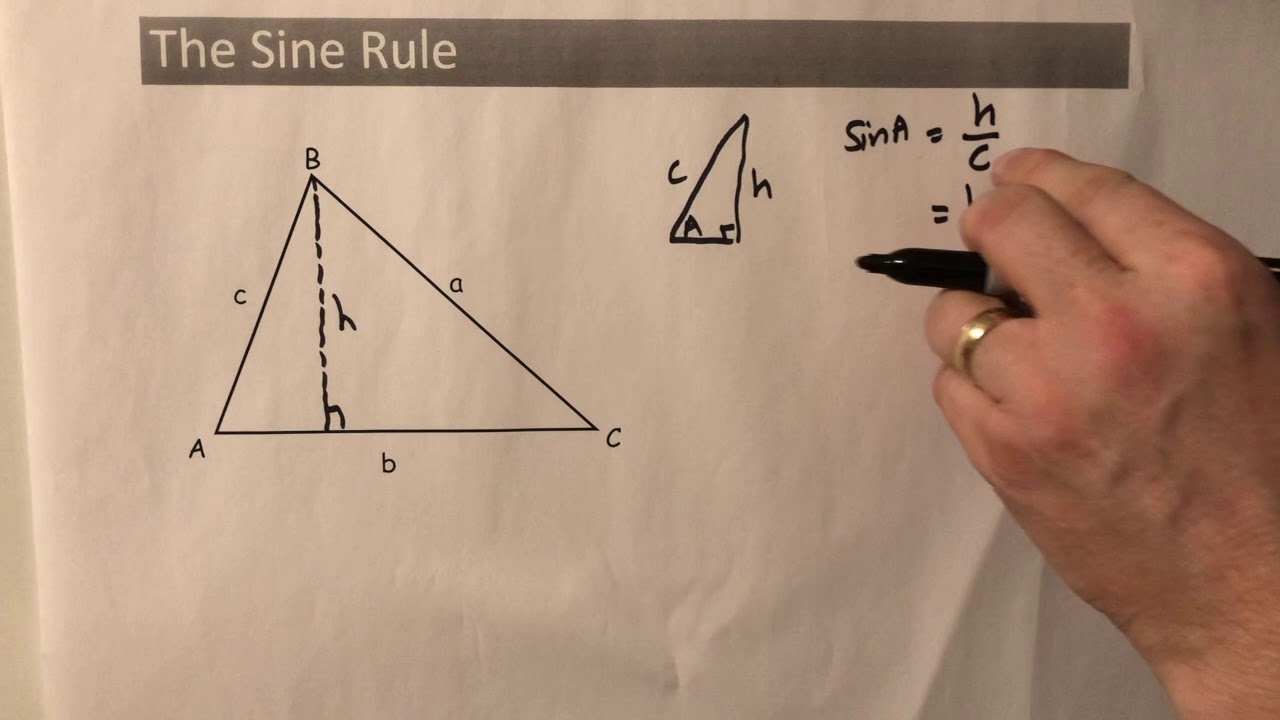 Proof of The Sine rule - YouTube