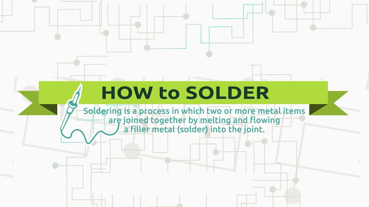 How to solder - YouTube