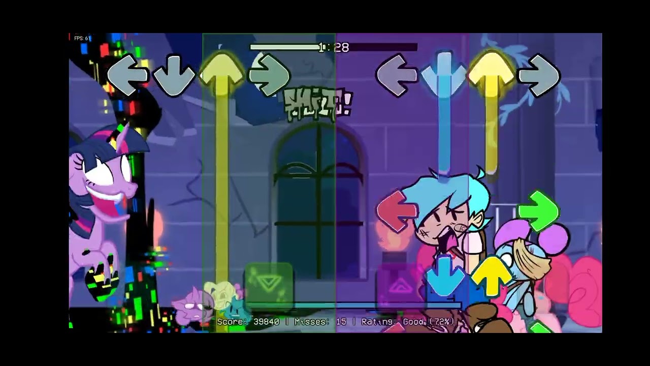 fnf twilight sparkle mod android (dusk till dawn) - YouTube