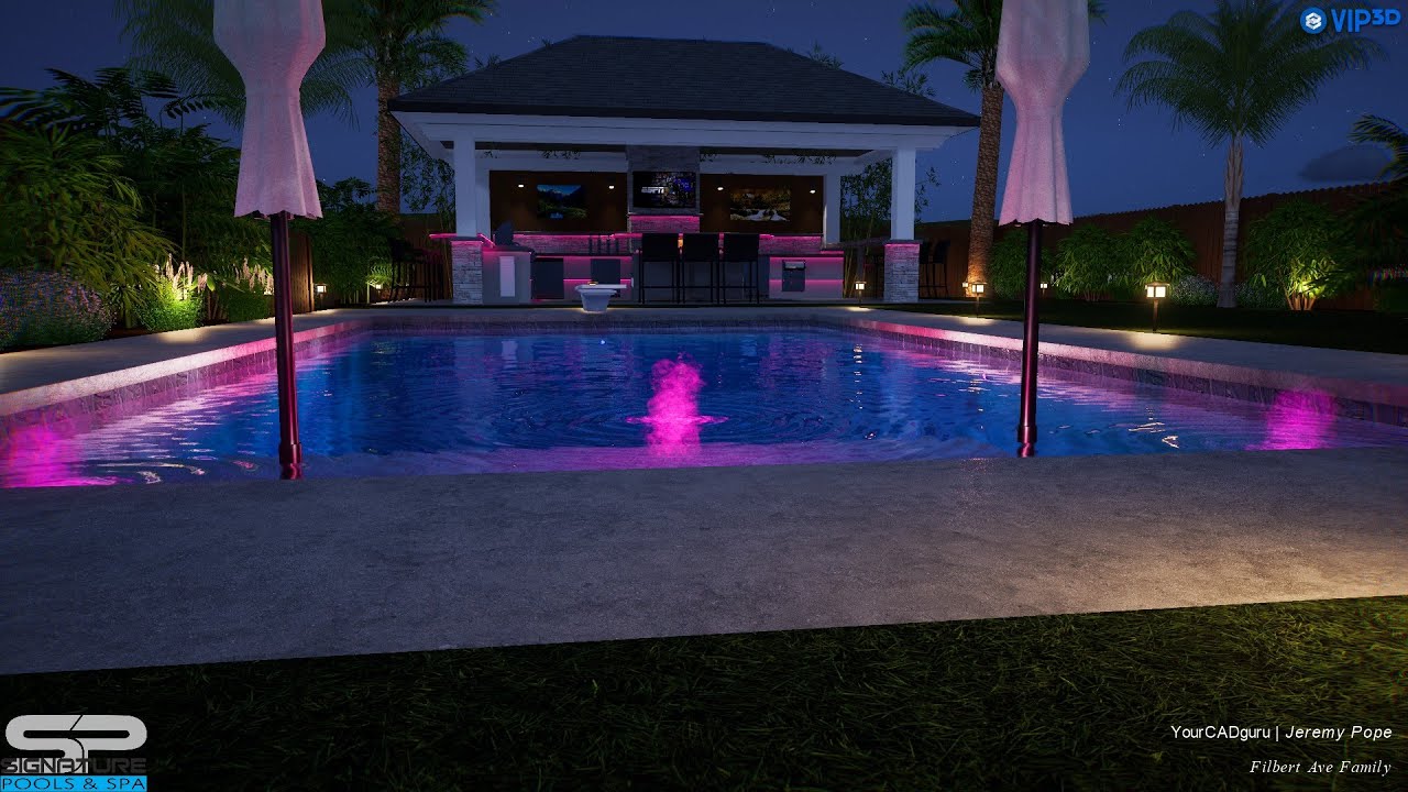 TOP 2 Swimming Pool Layout & Design | Elegant | Stylish | Relaxing ...