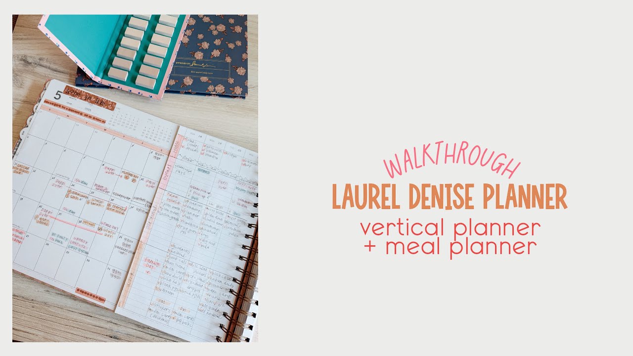 2025 LAUREL DENISE PLANNER // walkthrough of my new physical planner ...