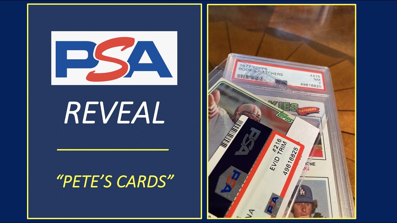 PSA SUBMISSION REVEAL: "Pete's Cards" - Vintage Baseball - YouTube