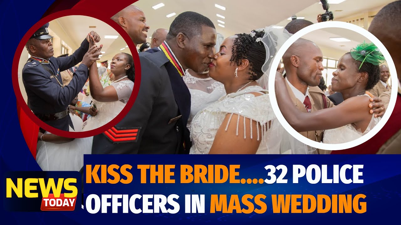 HARUSI TUNAYO! Inside Police Mass wedding as 32 Police Officers get ...
