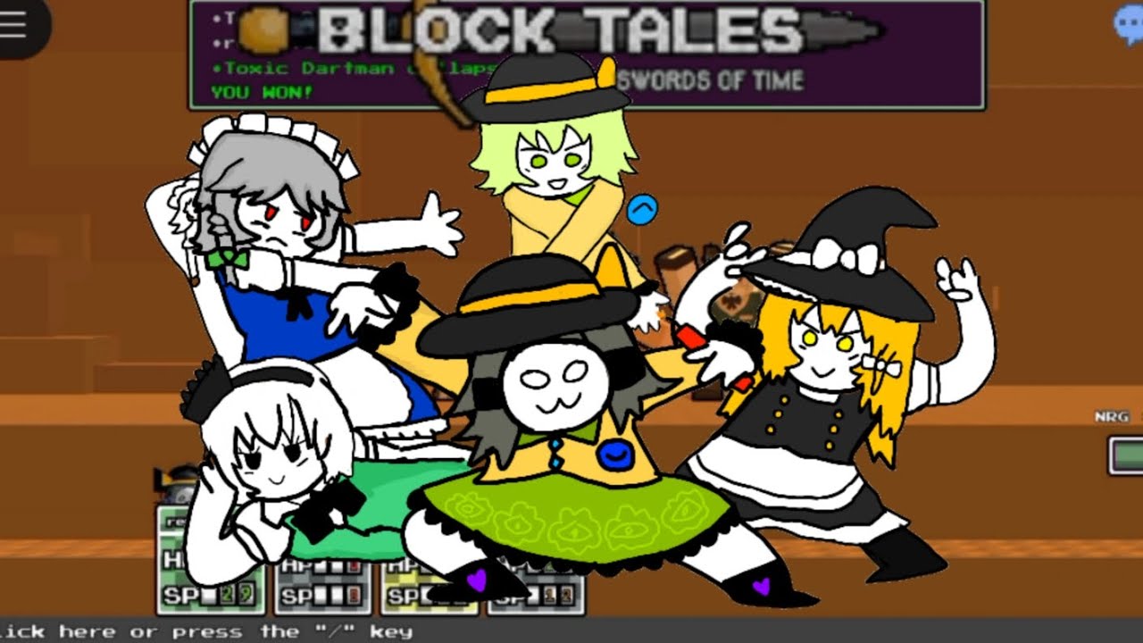 Chapter 2 with my touhou friends (roblox block tales) - YouTube