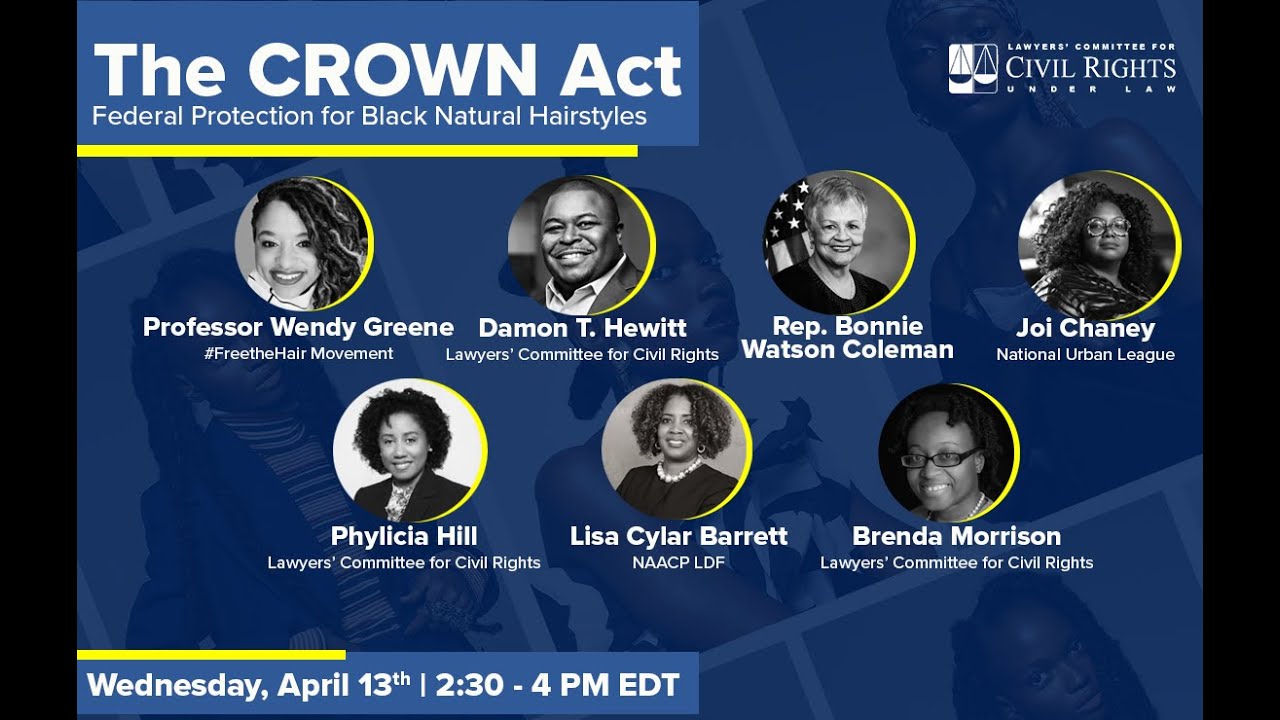 The CROWN Act: Federal Protection for Black Natural Hairstyles - YouTube