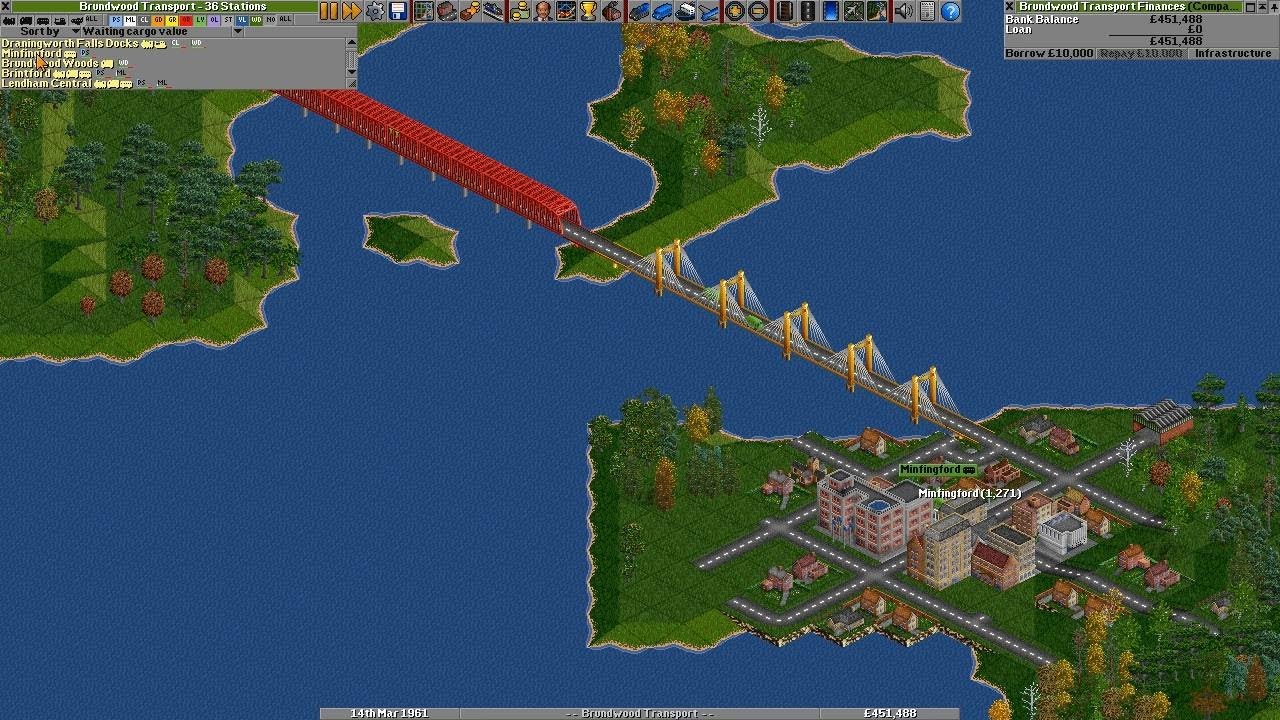 OpenTTD gameplay - YouTube