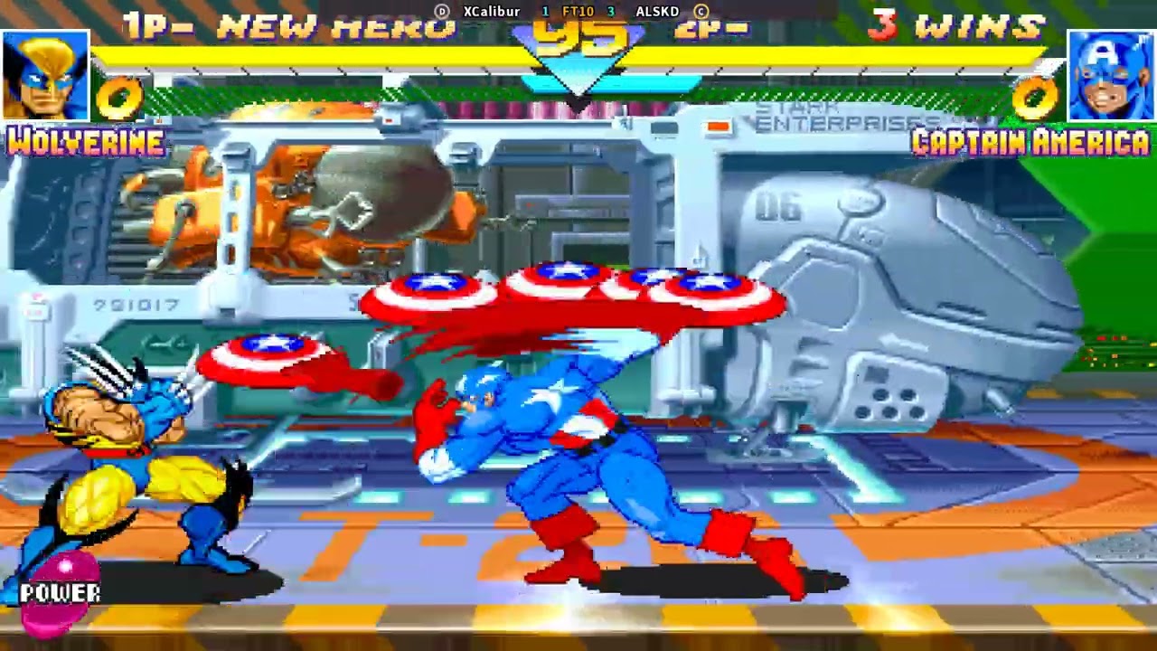 MSH FT10 XCalibur (Wolverine) vs ALSKD (Captain America) ROLLBACK ...