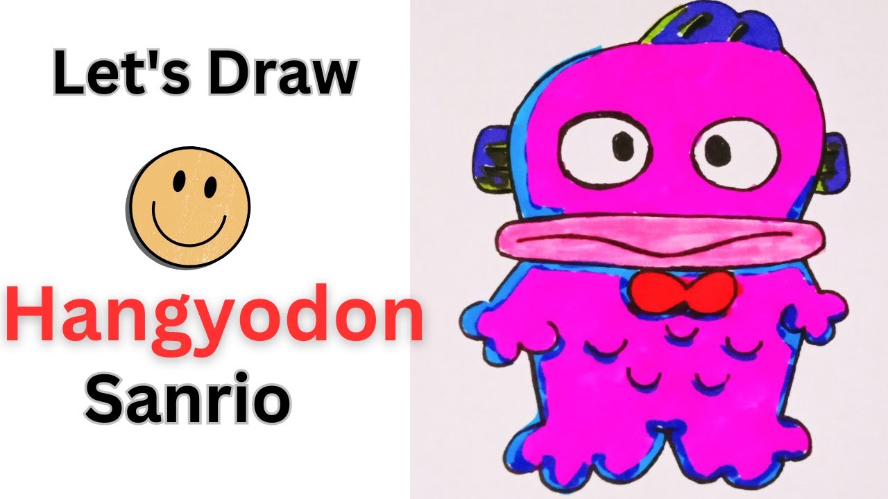 Unbelievable! Watch Me Draw Hangyodon, the Cutest Sanrio Character ...