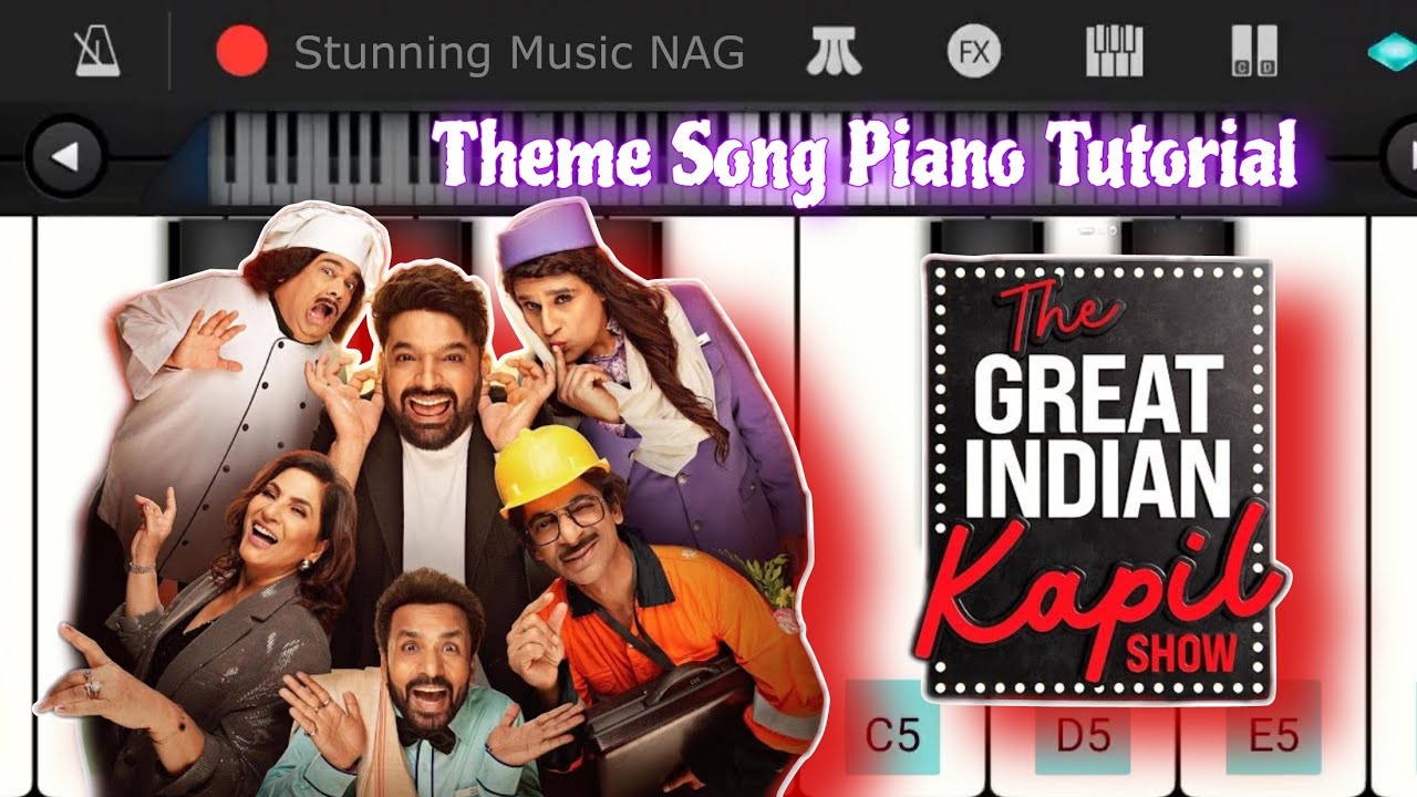 The Great Indian Kapil Show - Theme Song Piano Tutorial/Cover |Netflix ...