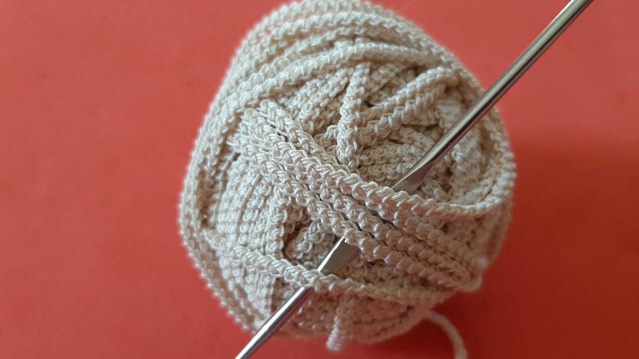Πλέκουμε κορδόνι για δαντέλες, λασέ#1/crochet bag handle/Tutorial - YouTube