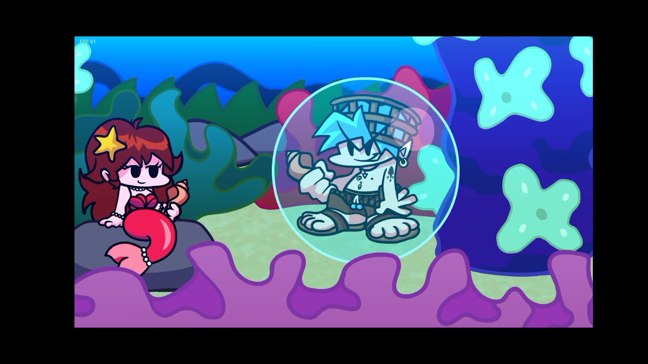 FNF Mermaid GF أفضل مود جربته - YouTube