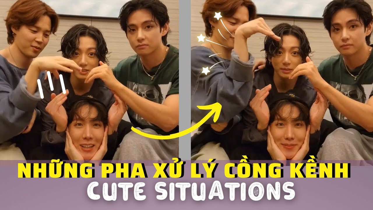 BTS cute situations | 방탄소년단의 귀여운 상황들 - YouTube