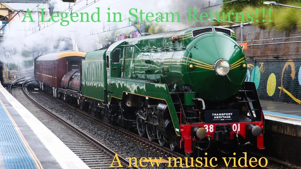 3801 A Legend in Steam Returns! The Relaunch weekend. 2021 edition ...