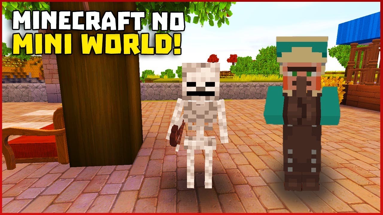 Como jogar MINECRAFT no Mini World ! - YouTube