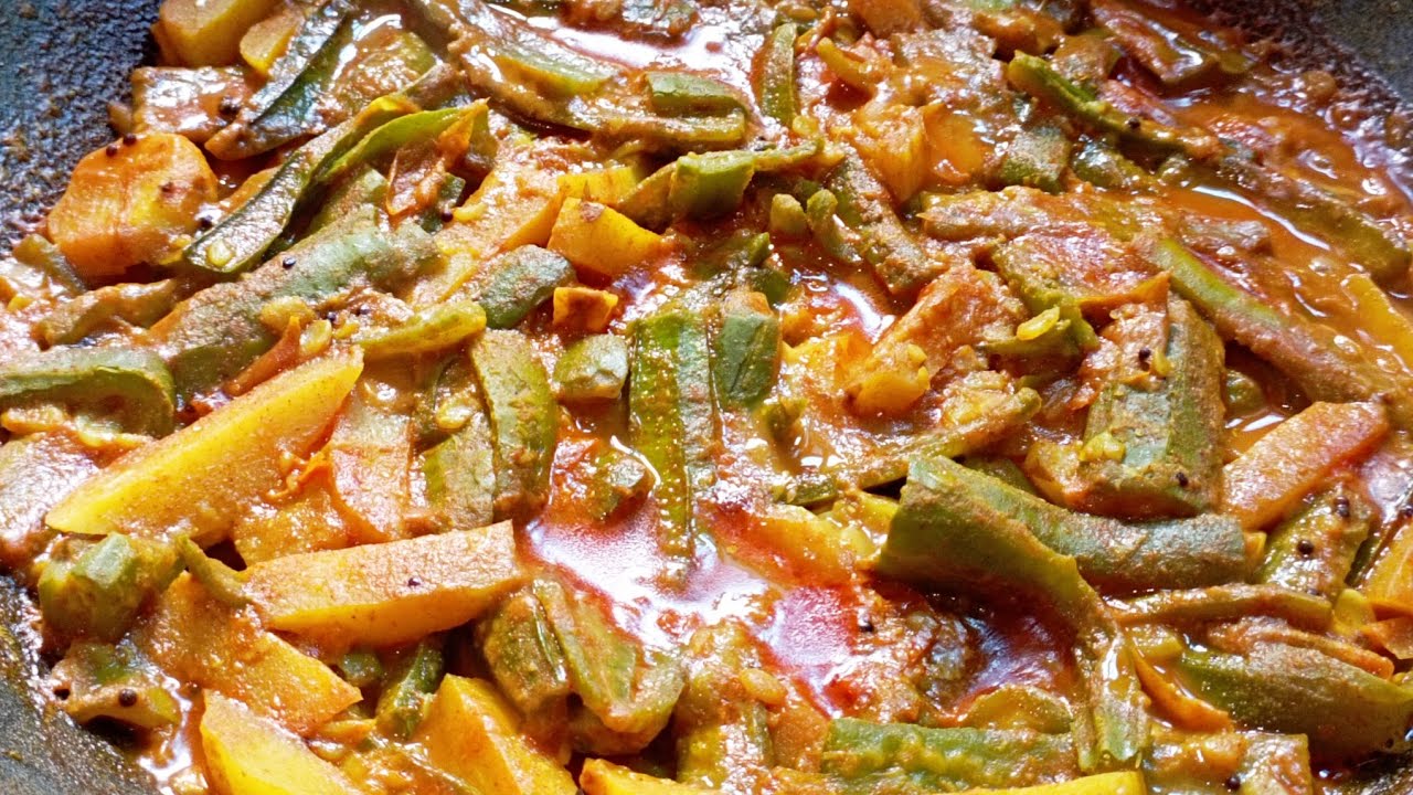 Jhiguni aur aalu ki sabji //ridge gourd and potatoes recipe - YouTube