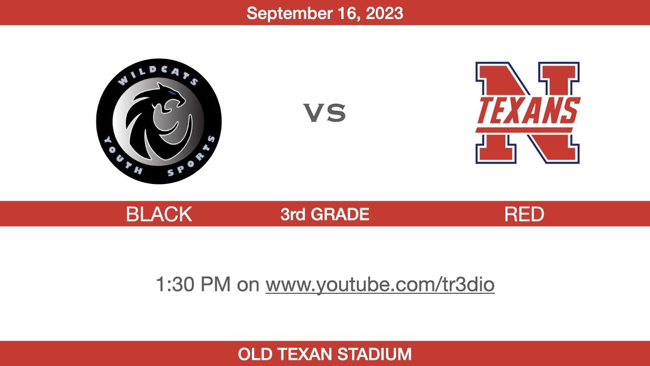 Lantana Wildcats Black at Northwest Texans Red - 3rd Grade - 1:30 pm ...