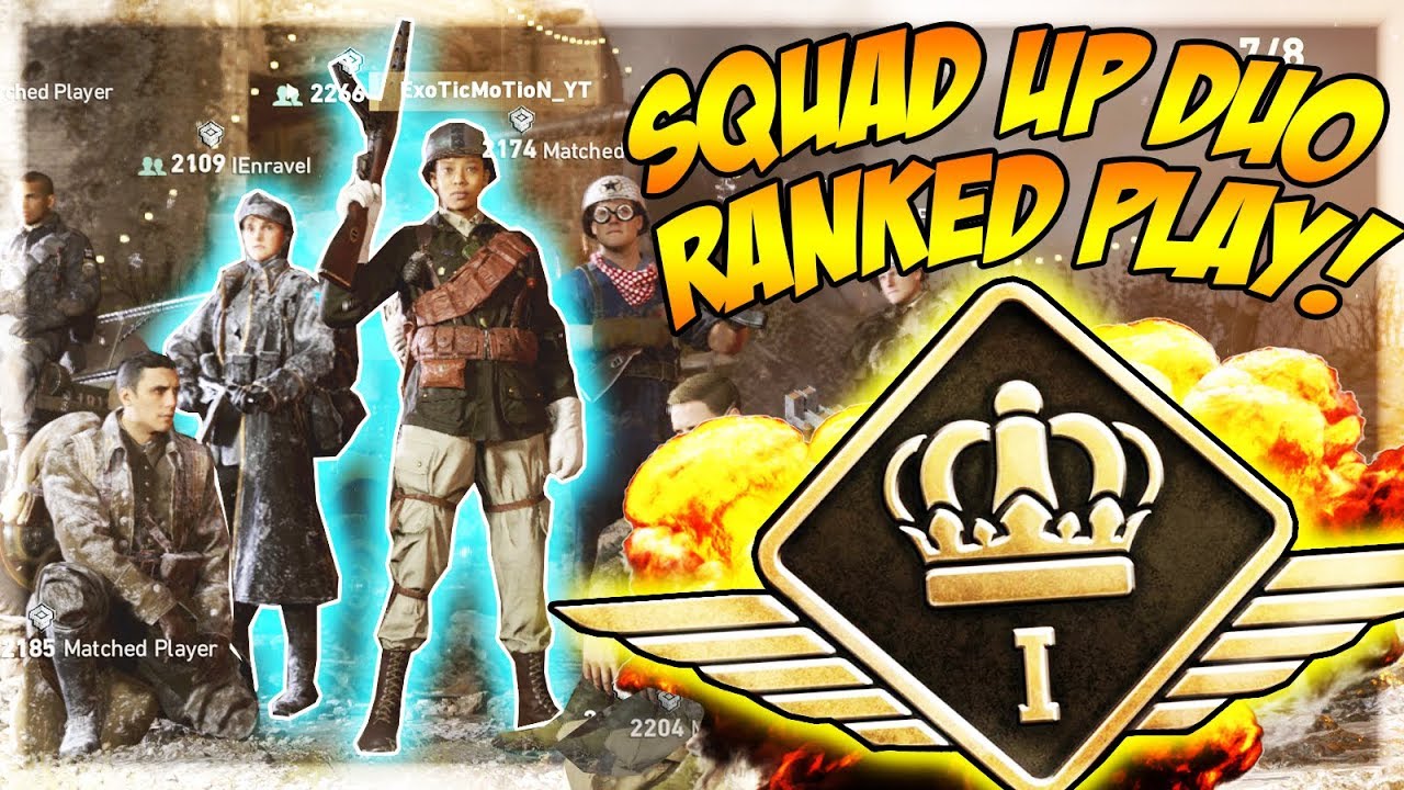 Call Of Duty Ww2 Ranked Play Update!!! Play With Friends In Ranked Play ...