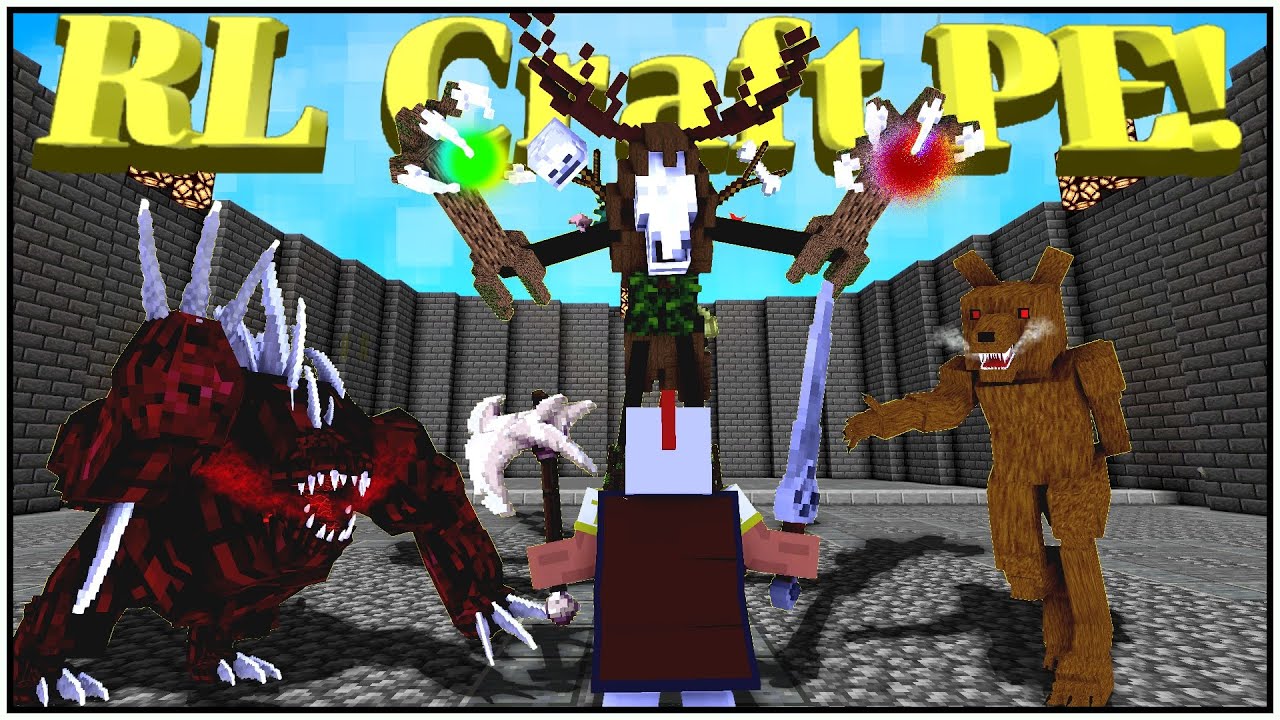 Лучший мод для мобильного Майнкрафта! RL Craft на Майнкрафт пе! - YouTube