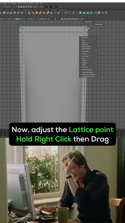 Noob vs Pro: Mastering Maya's Lattice Deformer for Pouch Modeling #Maya #3DModeling # ...