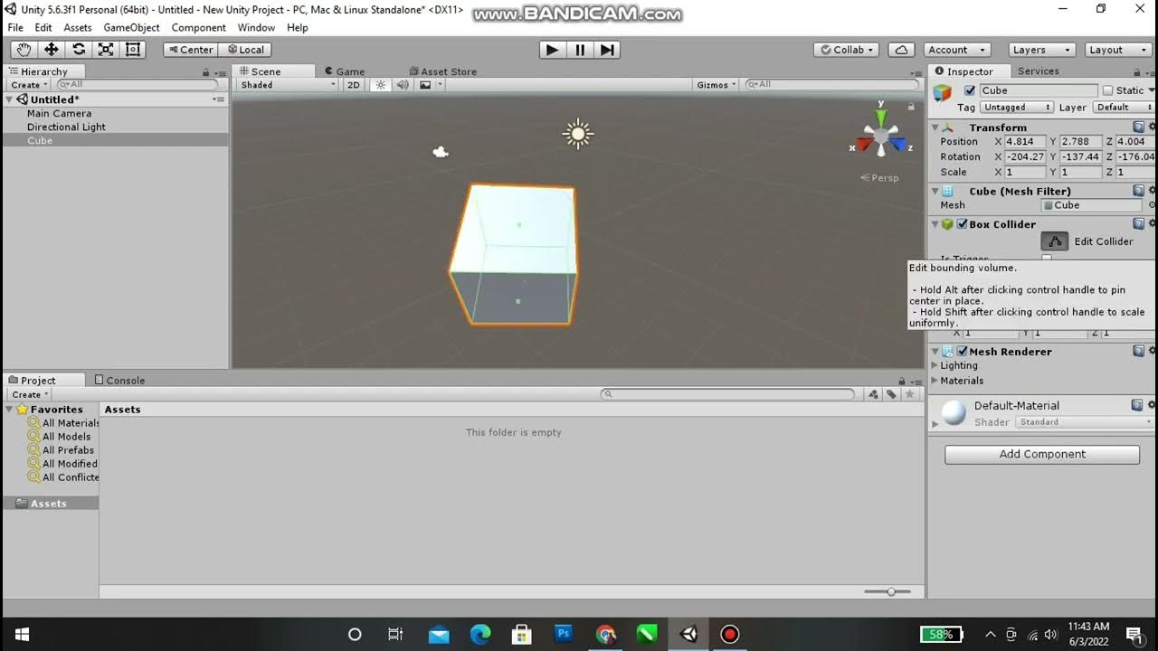 tutorial menggunakan aplikasi unity 3D project,praktikum multimedia edukasi - YouTube