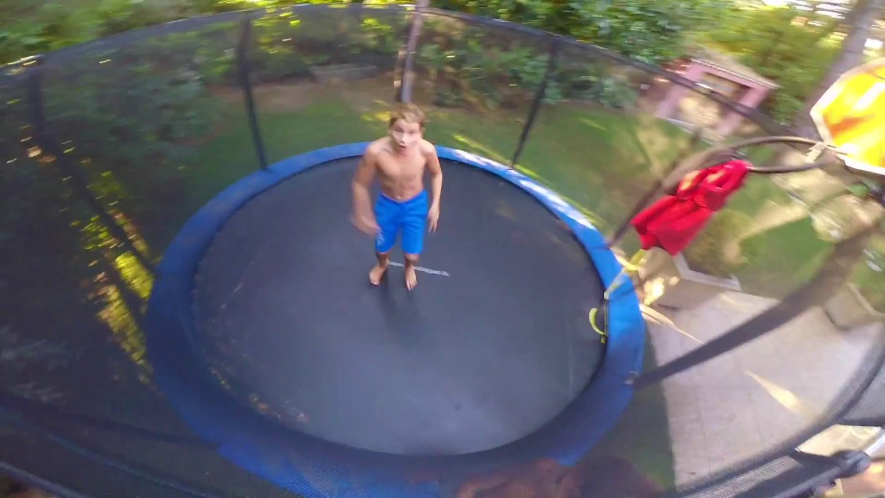First Trampoline vid - YouTube