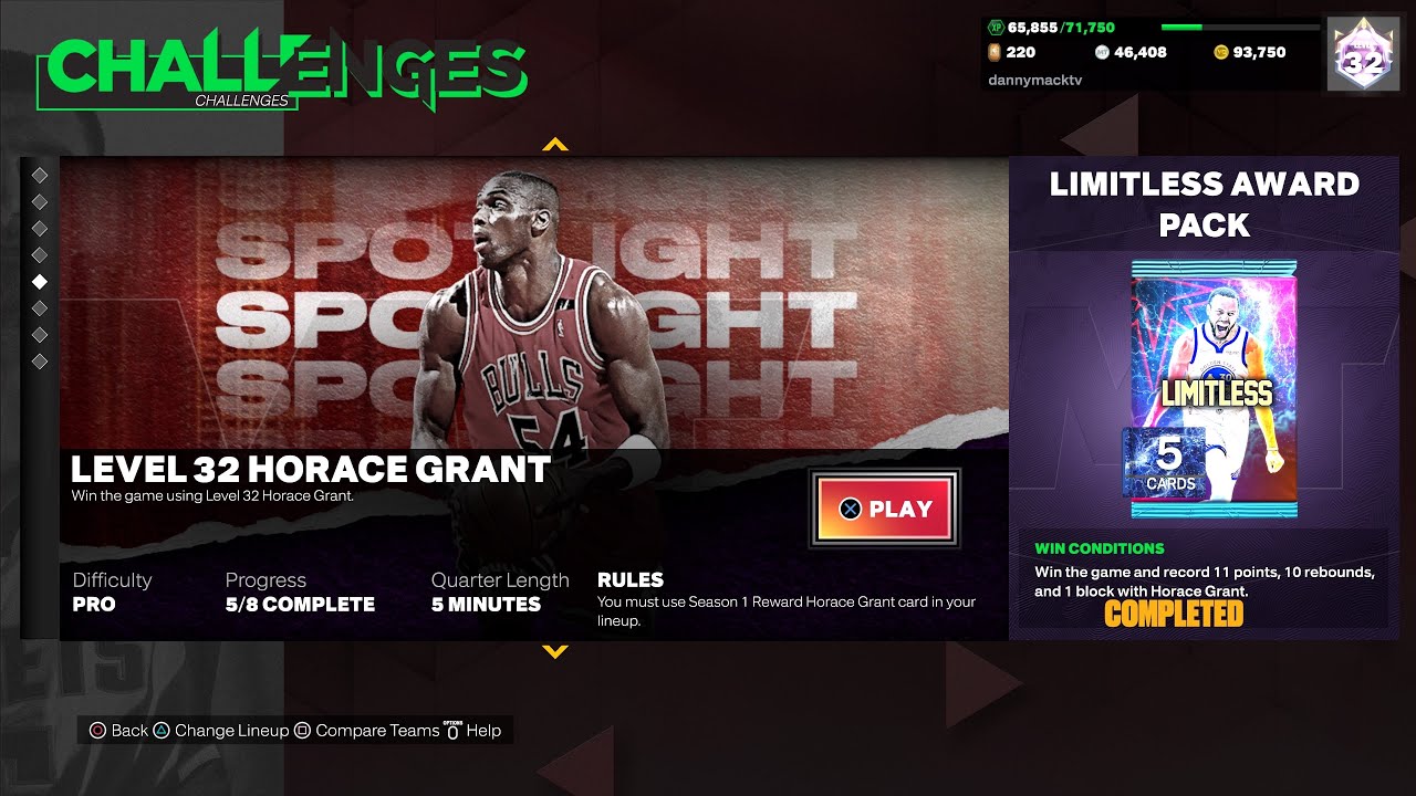 NBA 2K23 MyTEAM SPOTLIGHT Challenges - SEASON 1 SPOTLIGHT - Level 32 ...