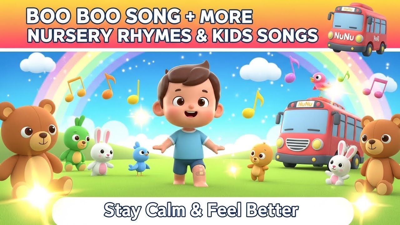 Boo Boo Song + More Nursery Rhymes & Kids Songs | Stay Calm & Feel ...