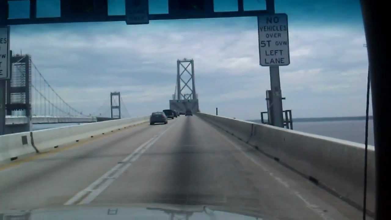 Family Vacation to Bethany Beach/Ocean City - Bay Bridge Crossing over ...