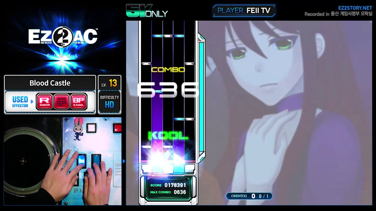 [EZ2AC : FN] 5K ONLY (13) Blood Castle [HD][Random] - YouTube