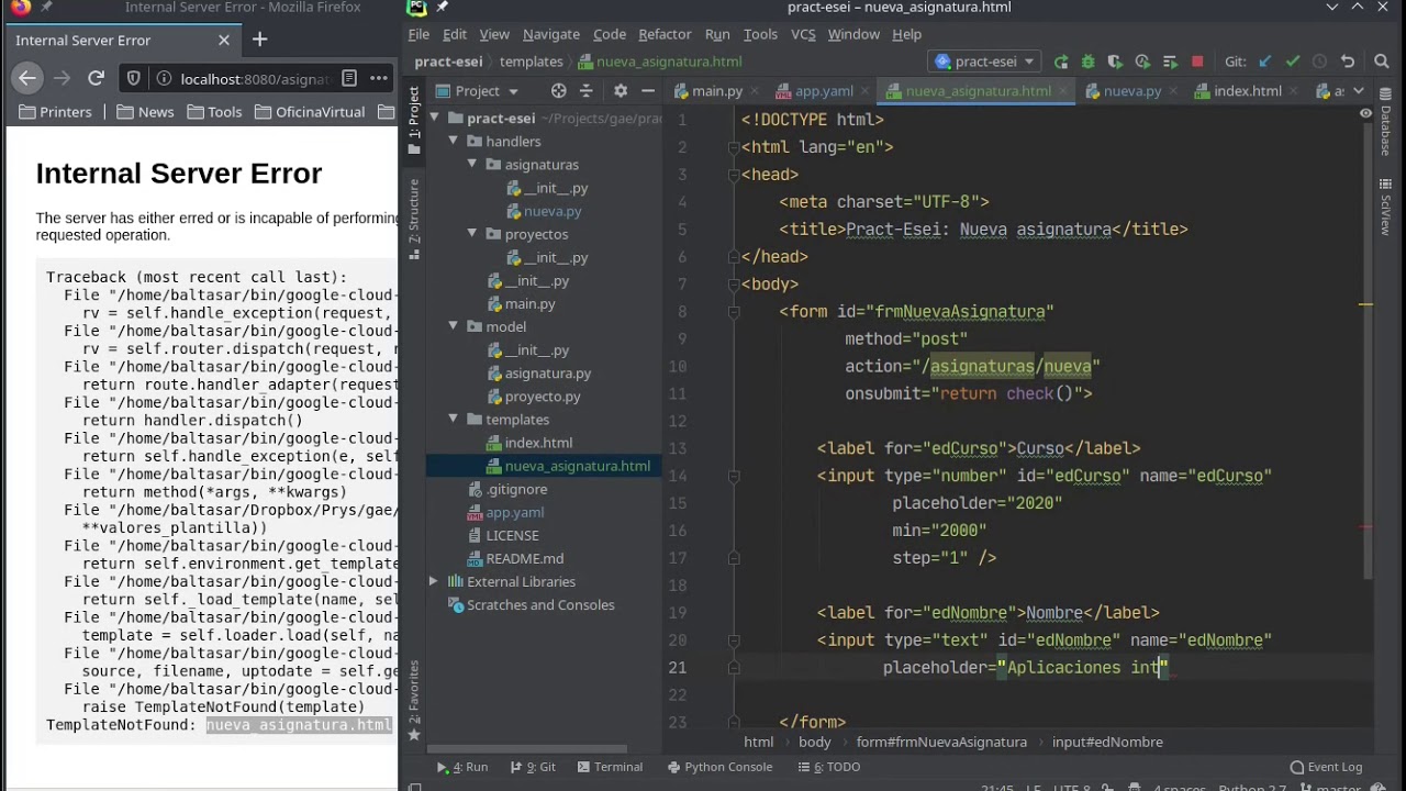 Python GAE: app completa III - YouTube
