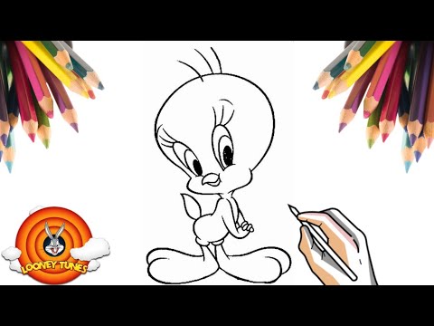 COMO DESENHAR O PIU-PIU DA LOONEY TUNES | HOW TO DRAW THE LOONEY TUNES ...