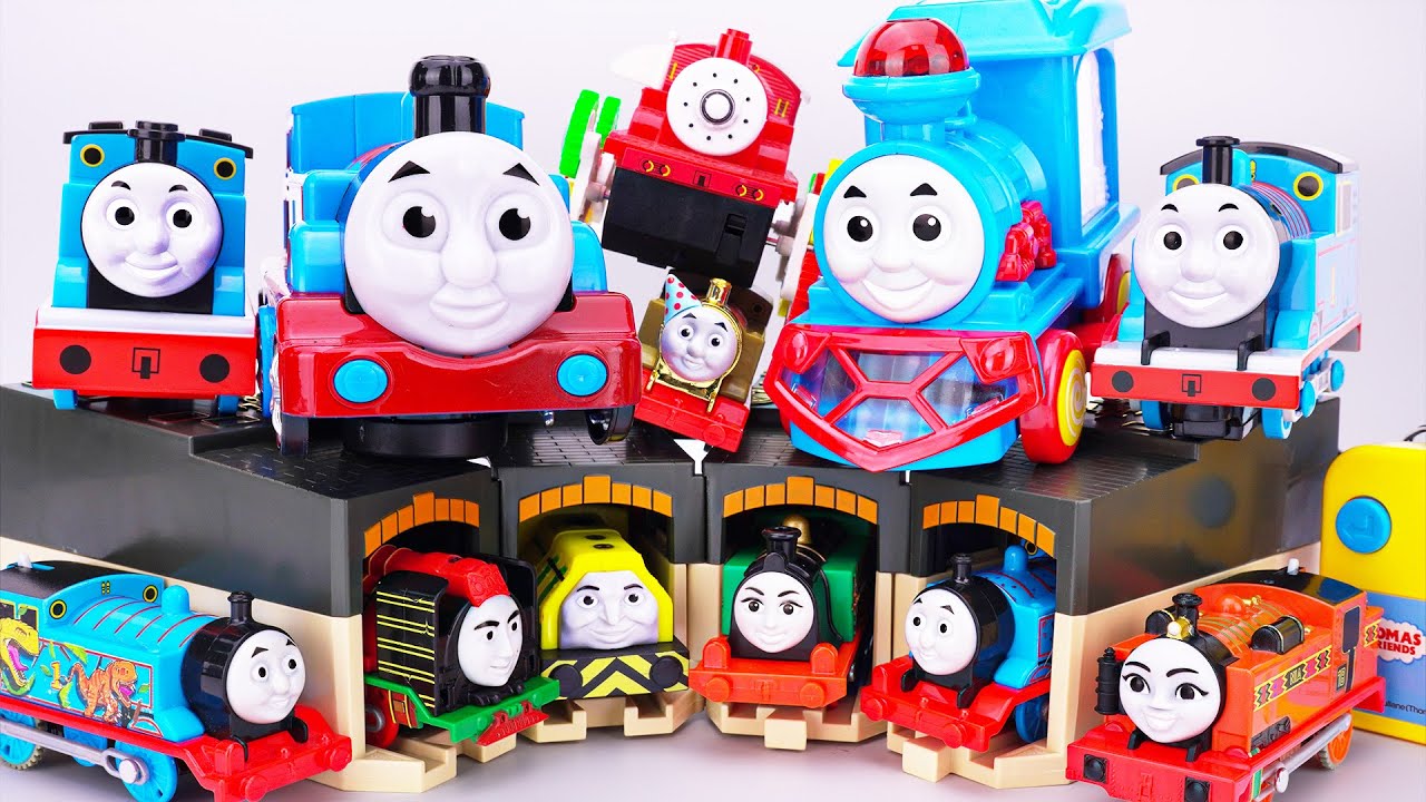 6 Minutes Satisfying with Unboxing Thomas & Friends blue & white ...