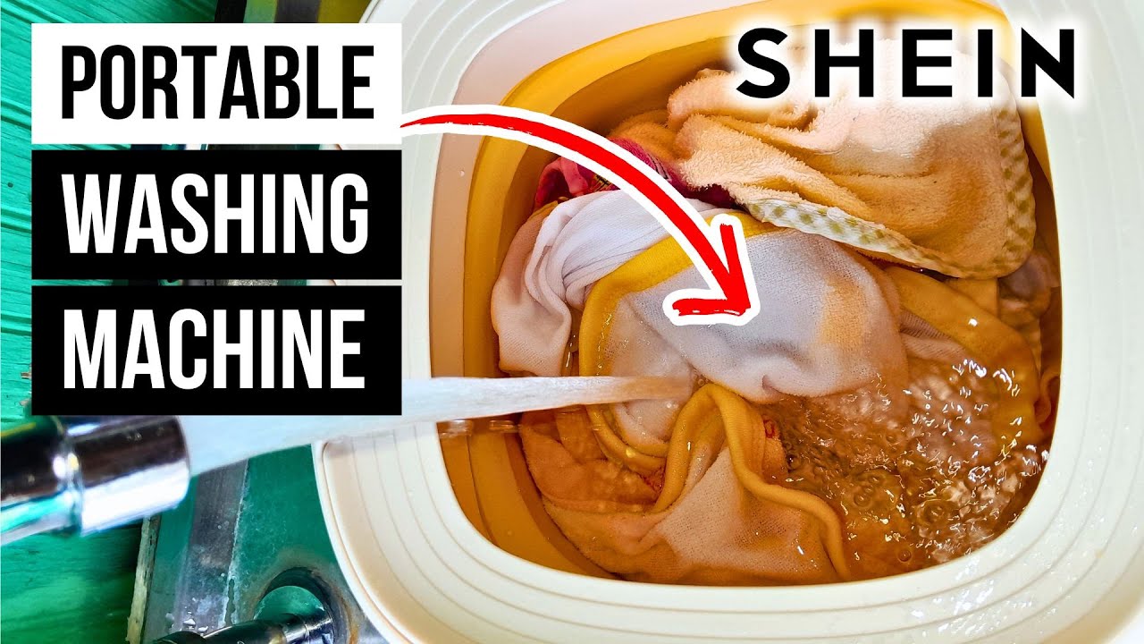 SHEIN MINI Washing Machine REVIEW (with Instructions!) - YouTube