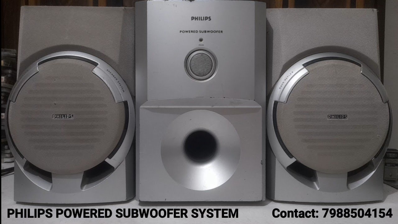 PHILIPS POWERED SUBWOOFER SYSTEM - YouTube